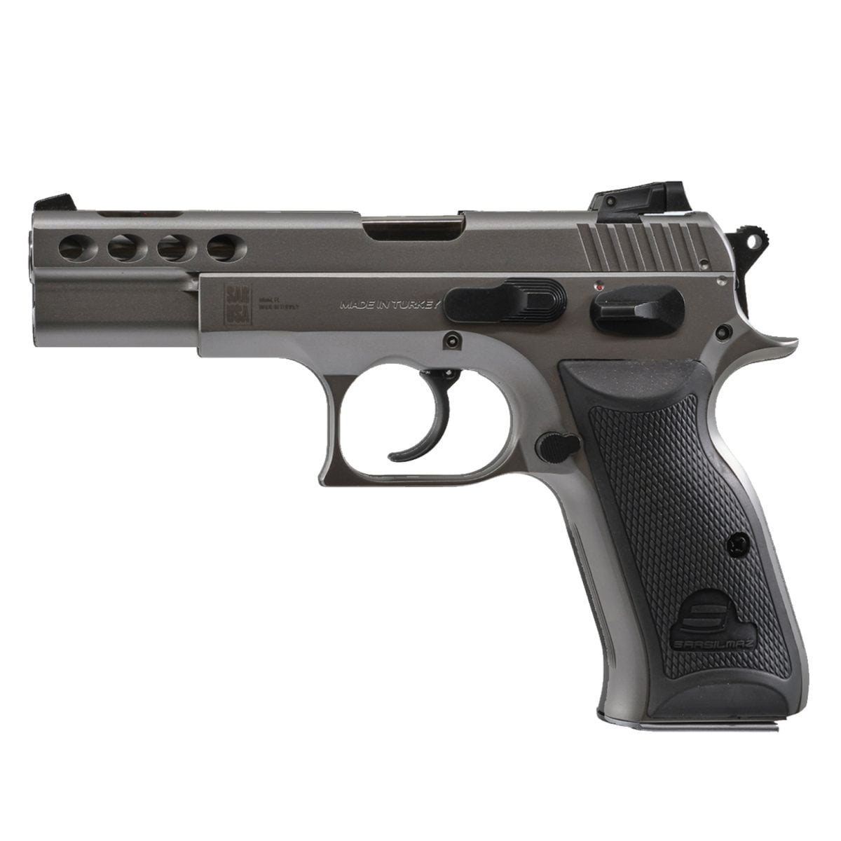 P8LST - SAR P8L STAINLESS Body, STAINLESS Slide, 9mm, 17 - Mint Armory