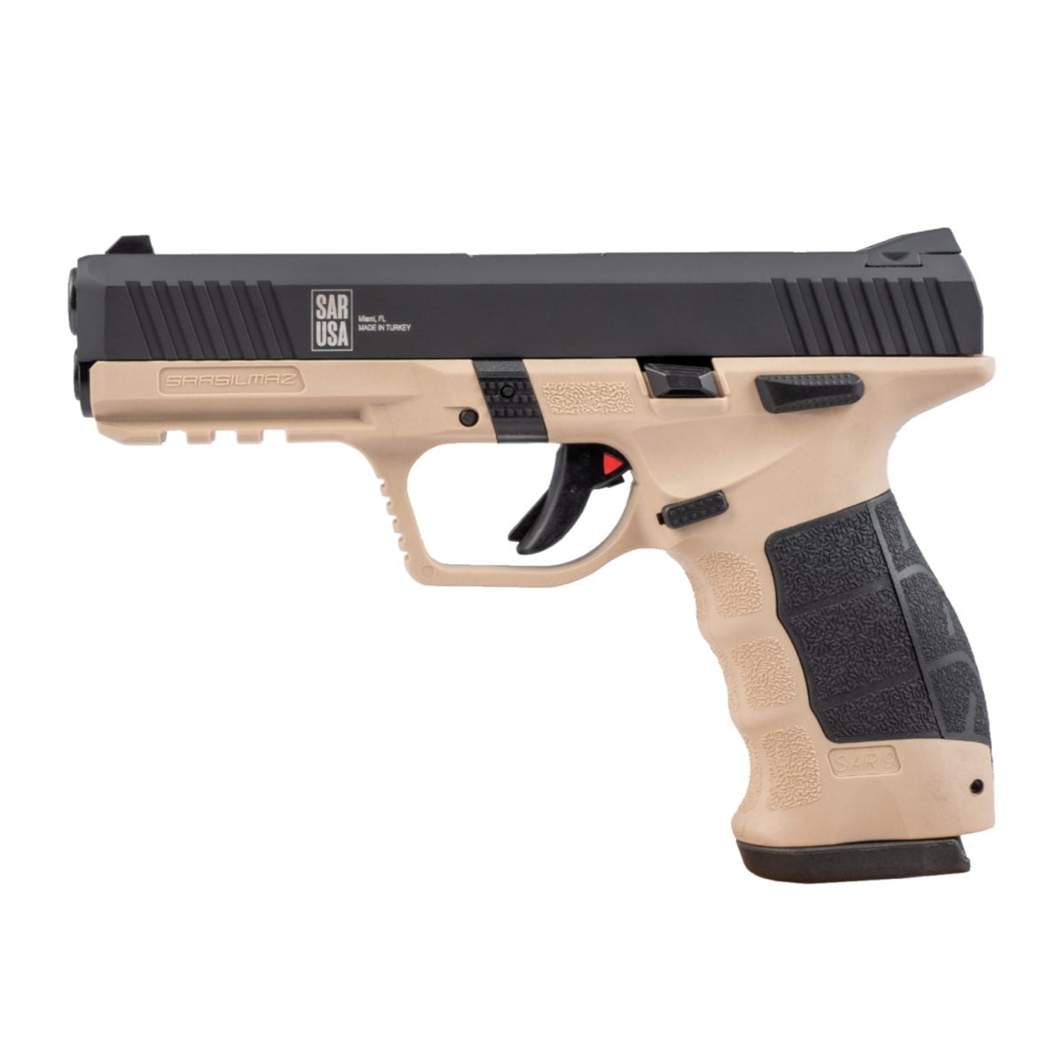 SAR9METESABL - SAR9 METE SAFARI Body, BLACK Slide, 9mm, 17 - Mint Armory