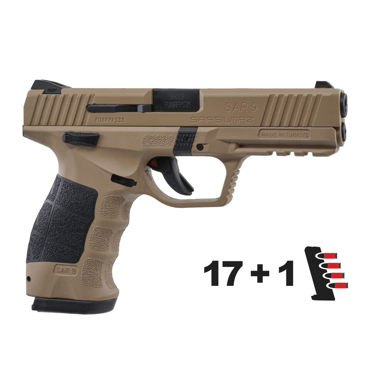 SAR9 Full-Size Pistols - Mint Armory