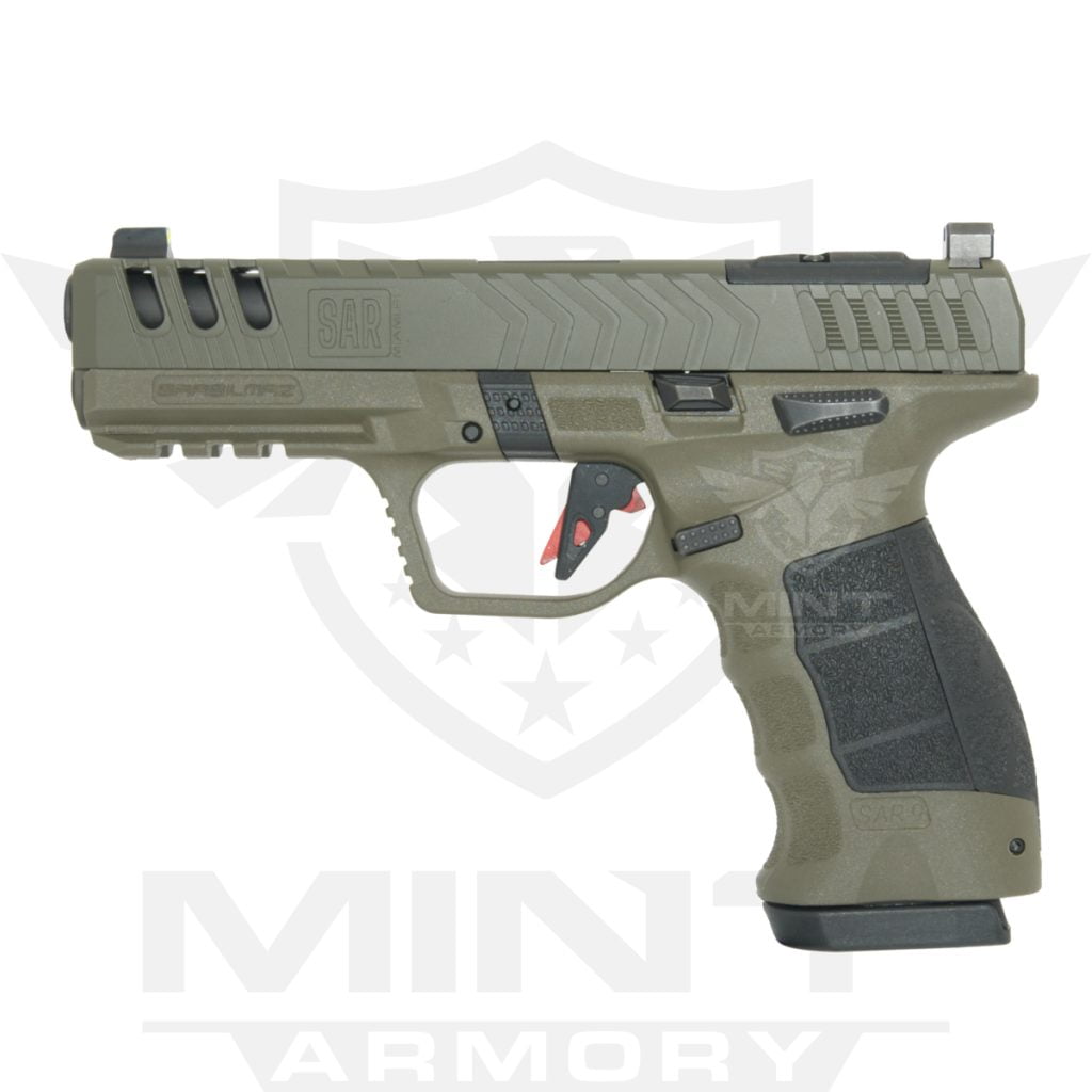 SAR9 GEN 3, Full-Size OD Green, 9mm Pistol, 17+1 | SAR9G3OD - Mint Armory