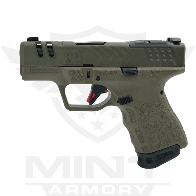 SAR9 SC GEN 2 OD Green Subcompact with Iron Night Sights