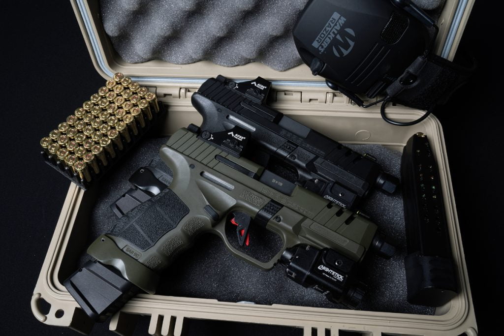 SAR9 Compact SOCOM OD Green 9mm Pistol suppressor ready