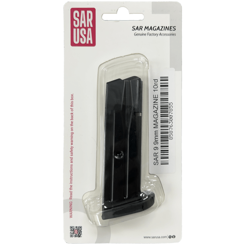 MAGAZINE, 10 rounds, 9mm for SAR9 Full-Size - Mint Armory